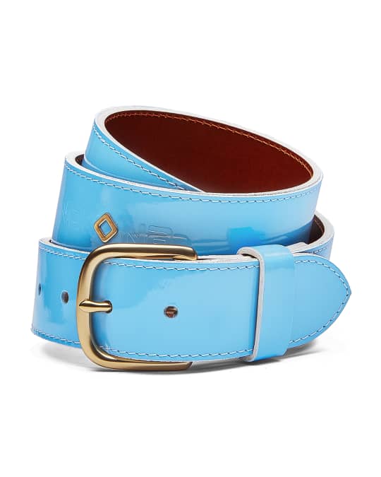 Nokona Men's Patent Leather Show Belt | Neiman Marcus