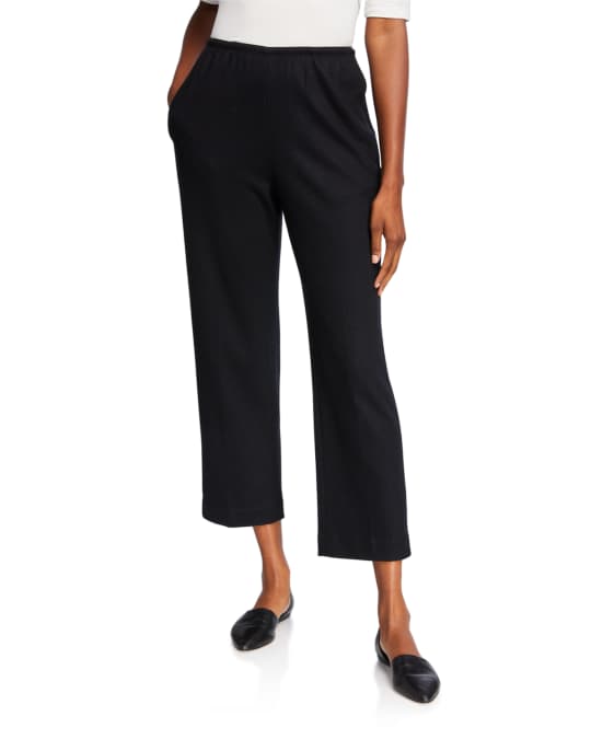 Vince Cropped Tapered Pull-On Pants | Neiman Marcus