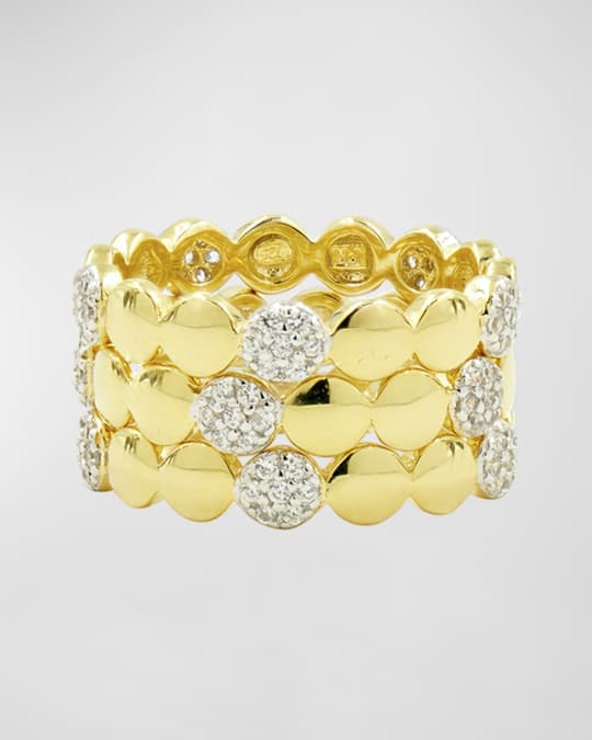 Freida Rothman Radiance Stack Rings, Set of 3, Size 7 and 8 | Neiman Marcus