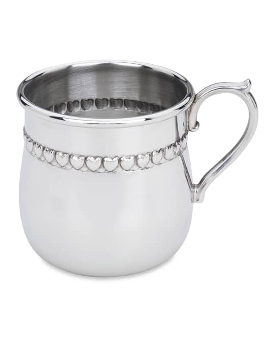 Reed & Barton Baby Hearts Pewter Cup | Neiman Marcus