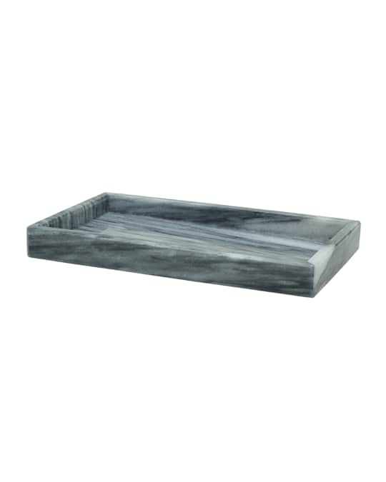 Marble Crafter Eris Collection Cloud Gray Small Vanity Tray | Neiman Marcus