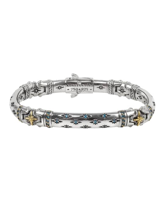 Konstantino Astria All-Around Blue Spinel Bracelet, Size S | Neiman Marcus