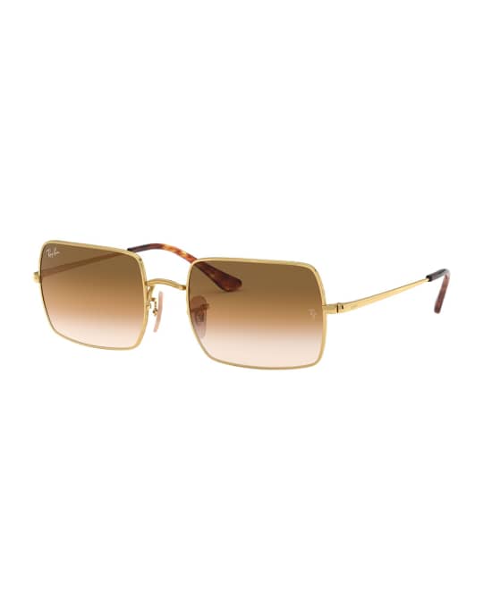 Ray-Ban Rectangle Metal Sunglasses | Neiman Marcus