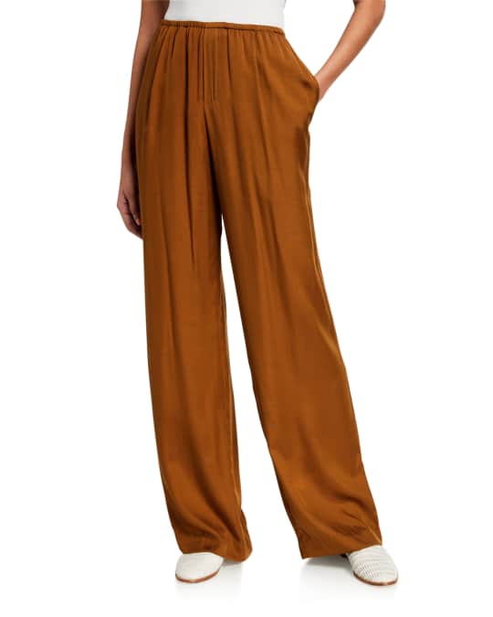 Vince Silky Pull-On Pants | Neiman Marcus