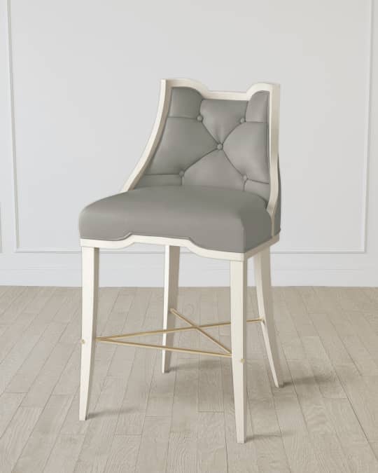 William D. Scott for Global Views Logan Antique White/Chesterfield Gray ...