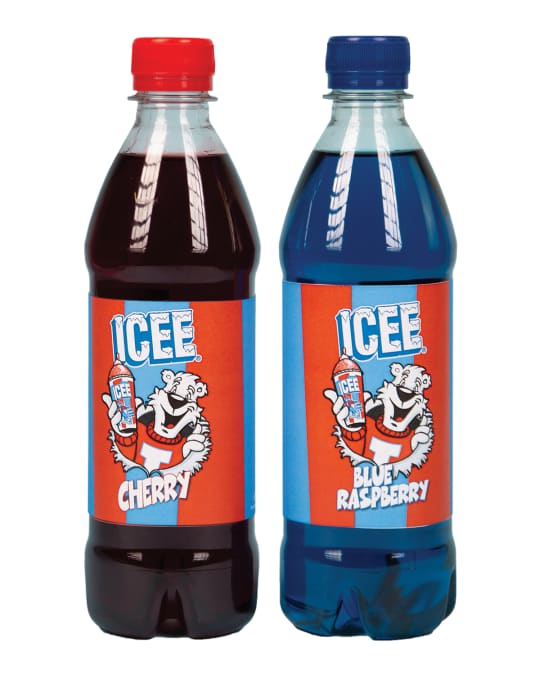 Iscream Icee 12-pack Blue Raspberry and Cherry Syrup Set | Neiman Marcus
