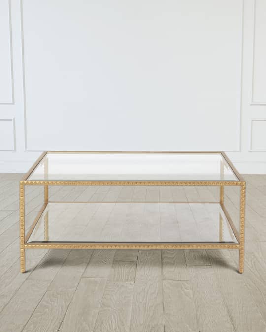 William D. Scott for Global Views Stud Coffee Table | Neiman Marcus