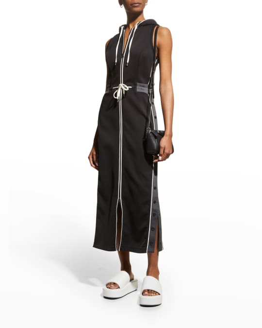 Blanc Noir Vista Track Dress | Neiman Marcus