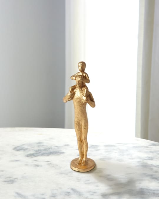 William D Scott for Global Views Dad And Son Sculpture | Neiman Marcus