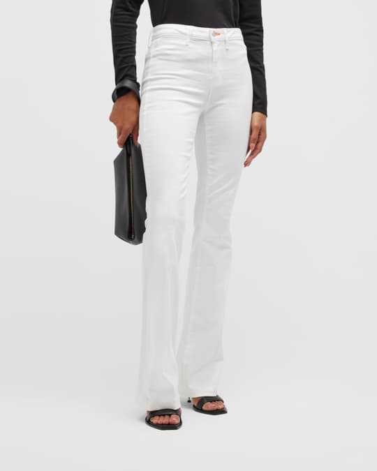 L'Agence X Bert Stern Joplin High-Rise Flare Jeans | Neiman Marcus