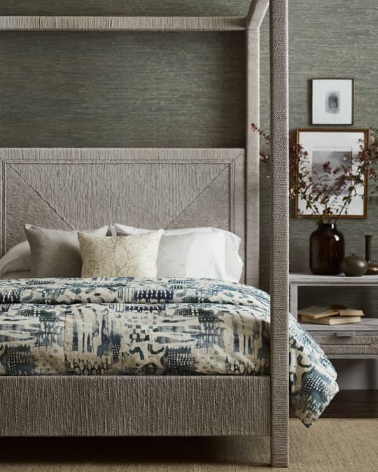 Palecek Woodside Canopy King Bed | Neiman Marcus