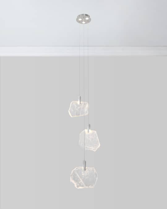 John-Richard Collection 6-Light Selenite Drop Light Chandelier | Neiman ...