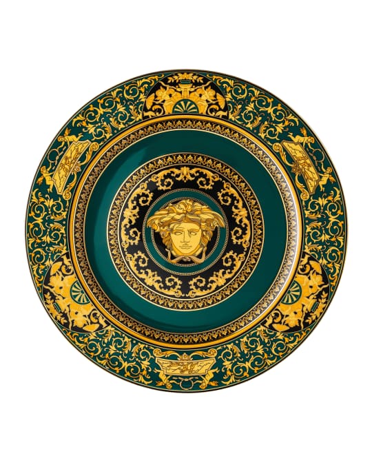 Versace Medusa Colors Juniper Service Plate | Neiman Marcus