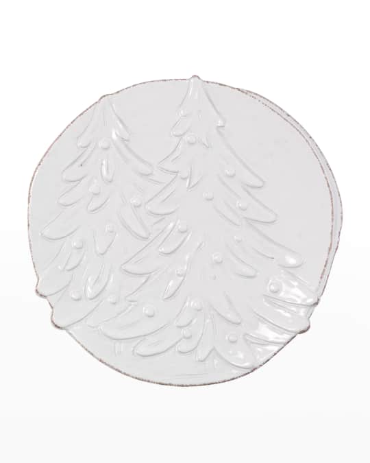Vietri Lastra Winterland Round Platter | Neiman Marcus