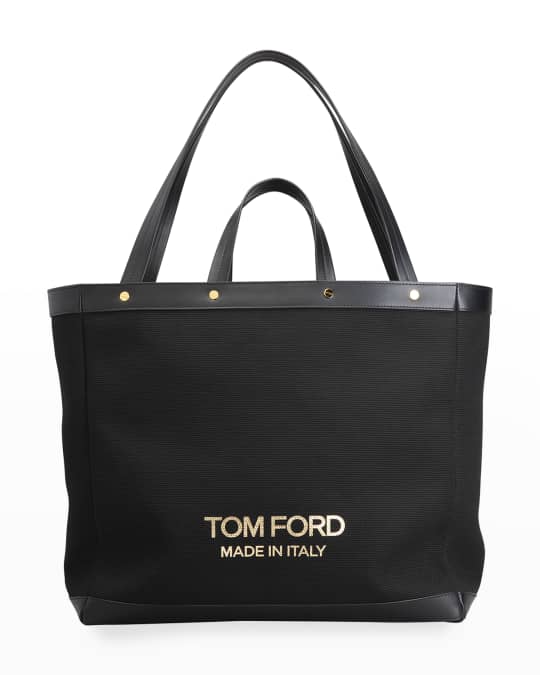TOM FORD Medium Logo Shopping Tote Bag | Neiman Marcus