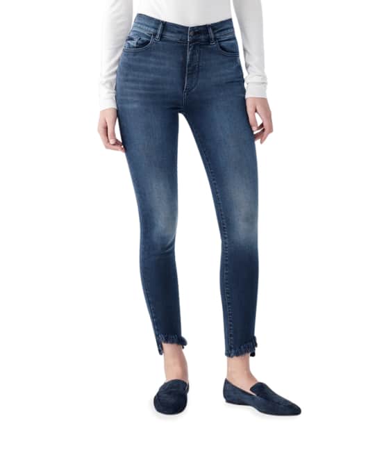 DL1961 Farrow High-Rise Skinny Denim Jeans | Neiman Marcus