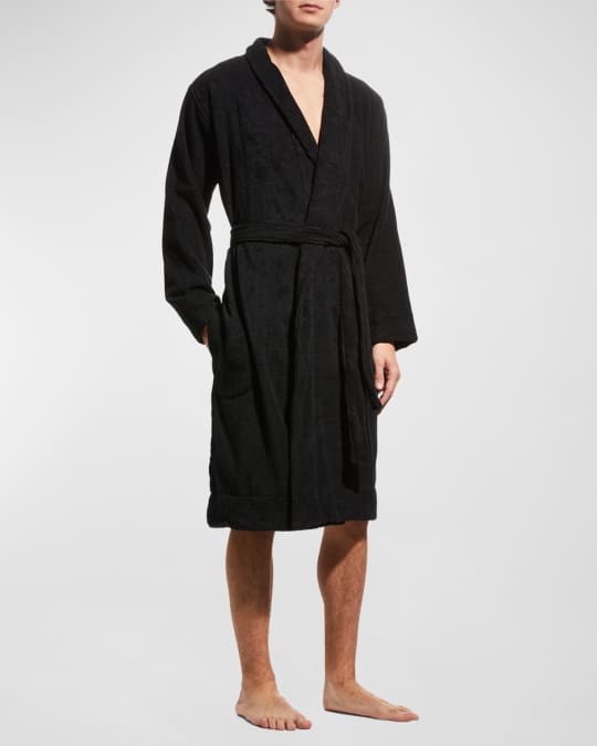 UGG Men's Turner Solid Cotton Robe | Neiman Marcus