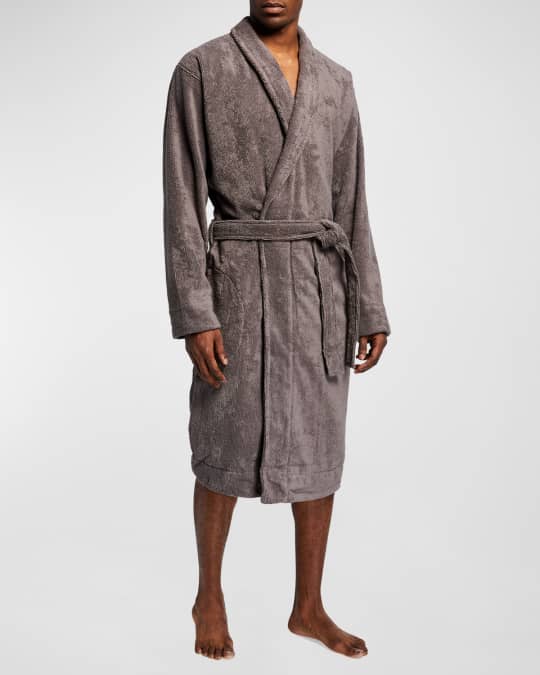 UGG Men's Turner Solid Cotton Robe | Neiman Marcus