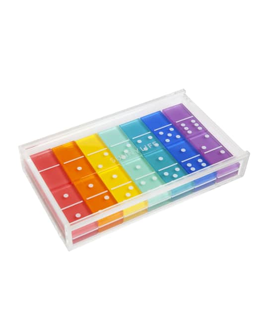 SUNNYLiFE Acrylic Dominoes Set | Neiman Marcus