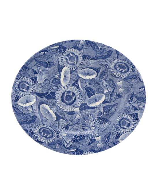 Spode Blue Room Sunflower Oval Platter | Neiman Marcus