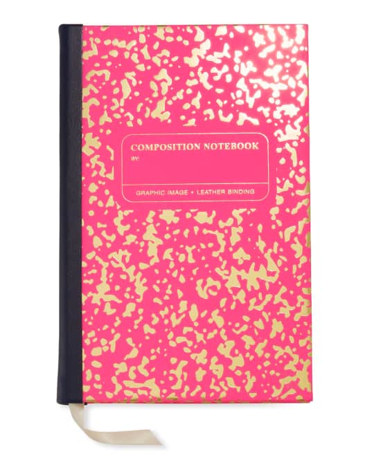 Graphic Image Leather Rebound Composition Notebook | Neiman Marcus