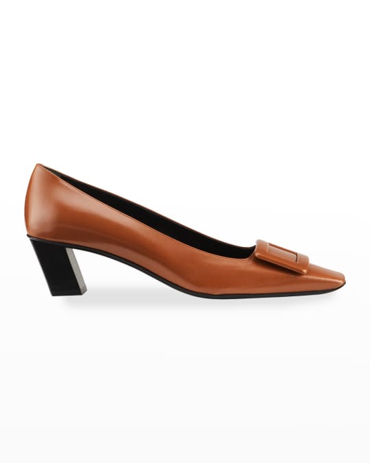 Roger Vivier Decollete Belle Pilgrim Pumps | Neiman Marcus
