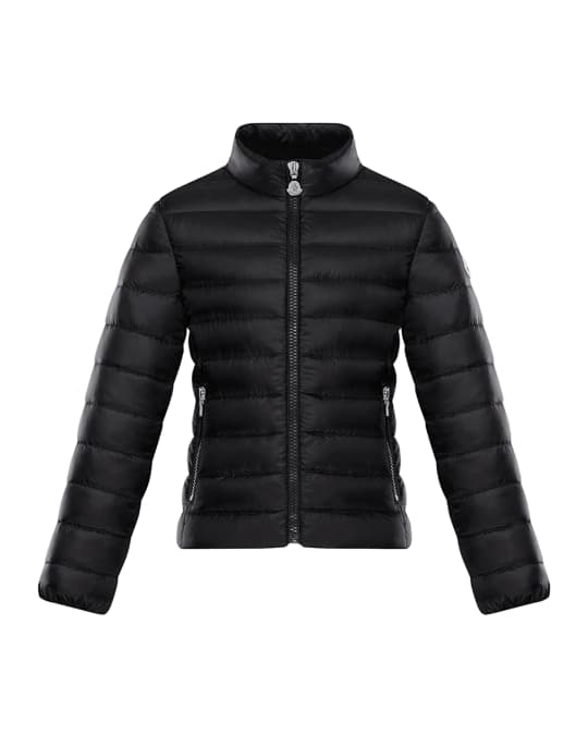 Moncler Girl's Kaukura Quilted Down Jacket, Size 8-14 | Neiman Marcus