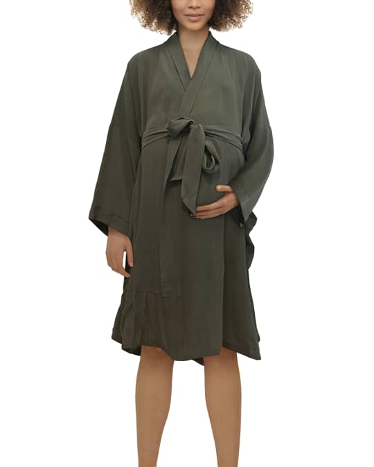 Emilia George Maternity Robe & Face Mask Set | Neiman Marcus