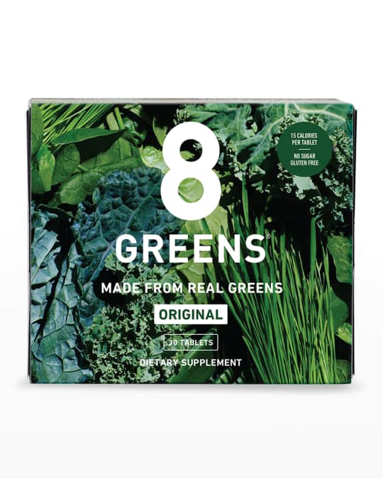 green vegetable supplement tablets