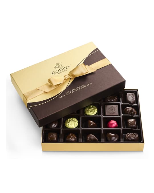 Godiva Chocolatier 22-Piece Dark Chocolate Gift Box | Neiman Marcus