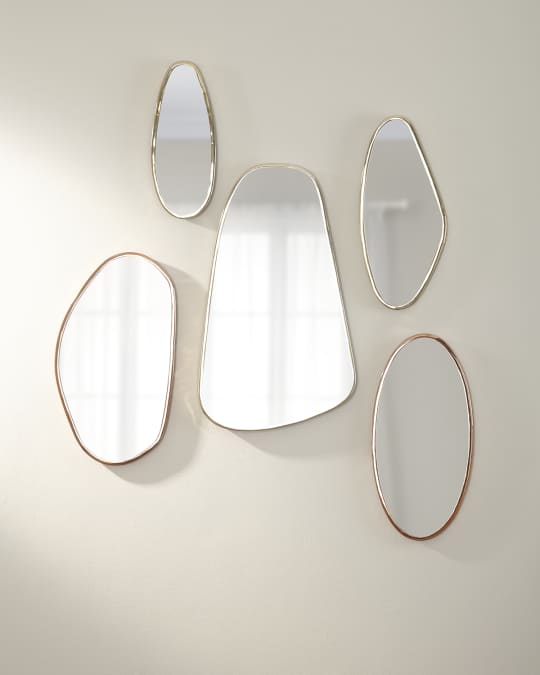 Global Views Shaped Wall Mirrors, Set of 5 | Neiman Marcus
