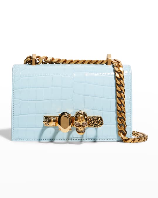 McQueen Mini Jeweled Satchel Bag | Neiman Marcus