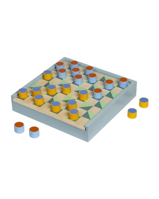 MoMA 2-in-1 Chess & Checkers Set | Neiman Marcus