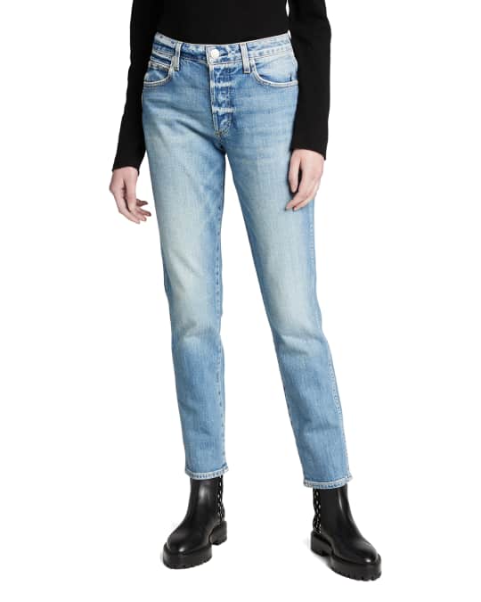 AMO Denim Tomboy High-Rise Boyfriend Jeans | Neiman Marcus