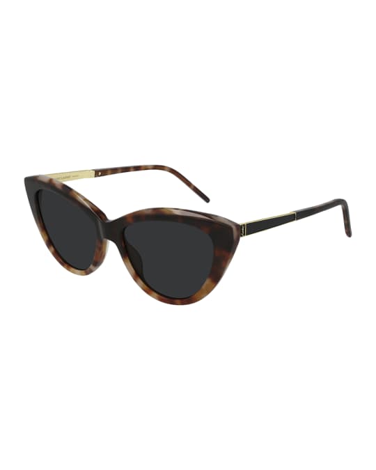 Saint Laurent YSL Acetate Cat-Eye Sunglasses | Neiman Marcus