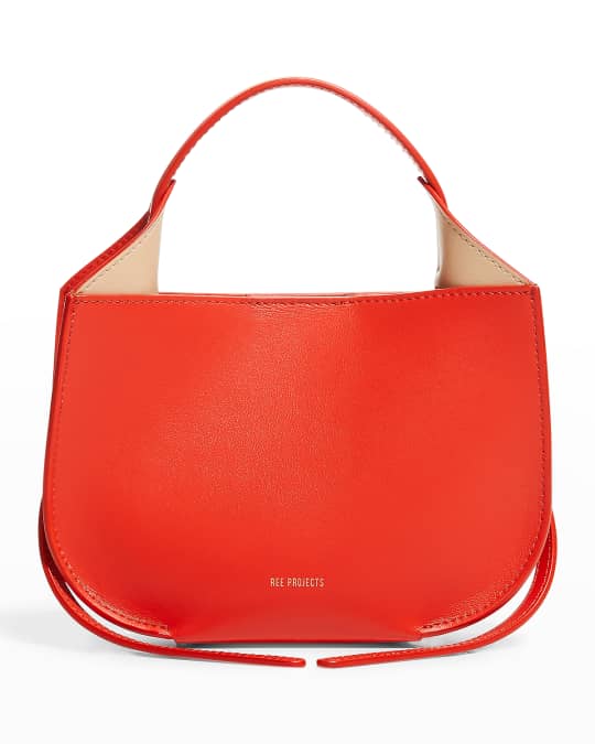 Ree Projects Helene East-West Leather Mini Hobo Bag | Neiman Marcus