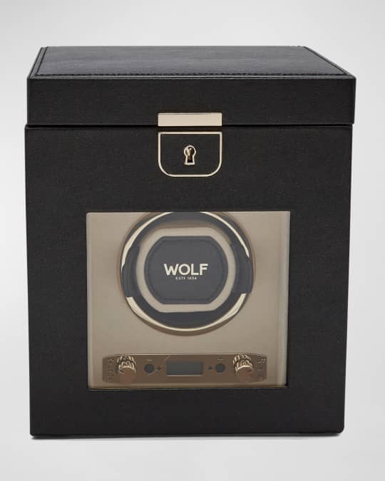 WOLF Palermo Single Watch Winder with Storage | Neiman Marcus