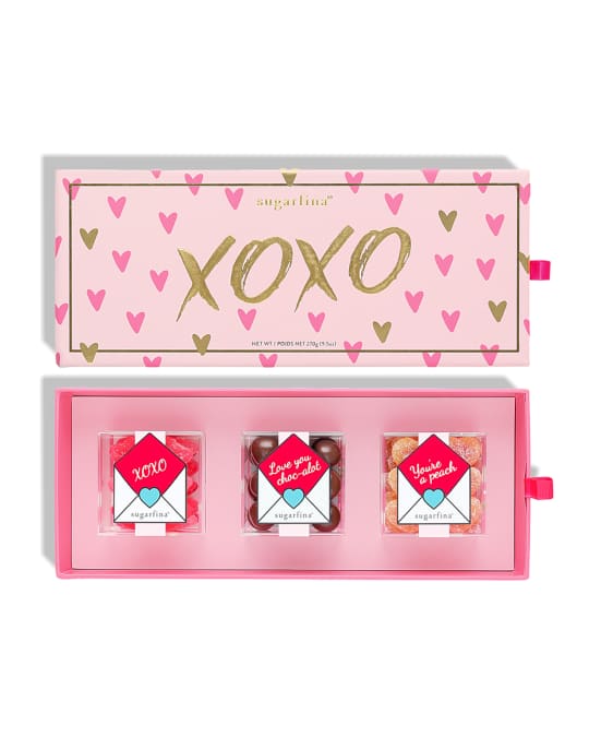 Sugarfina XOXO 3-Piece Bento Box | Neiman Marcus