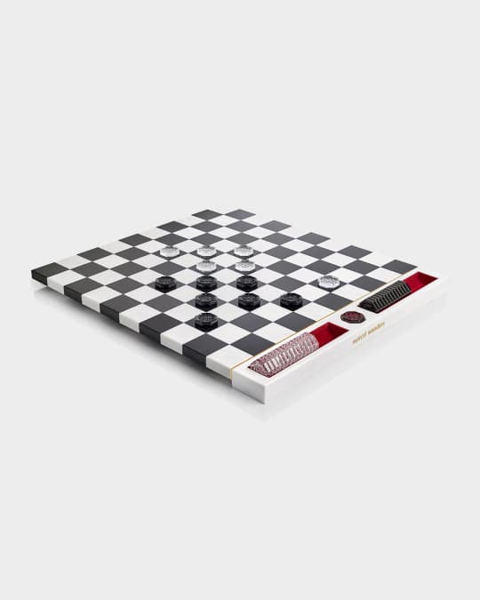 Baccarat Checkers Set | Neiman Marcus