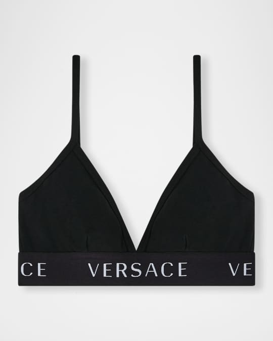 Versace Logo Bralette | Neiman Marcus