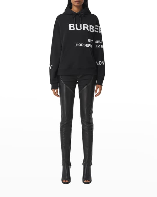 Burberry Horseferry Print Cotton Oversized Hoodie | Neiman Marcus Burberry Horseferry Print Cotton Oversized Hoodie | Neiman Marcus