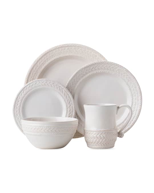 Juliska Le Panier 5pc Place Setting - Whitewash | Neiman Marcus