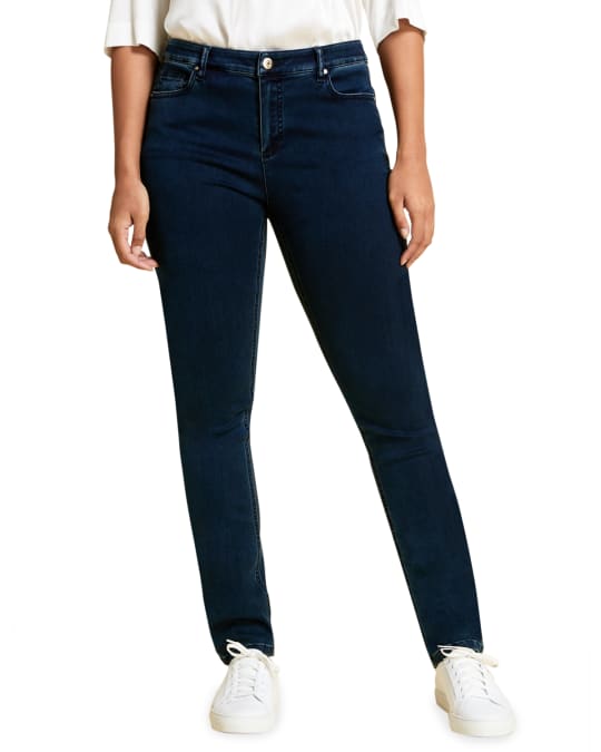 Marina Rinaldi Plus Size Idillio Super Stretch Denim Jeans | Neiman Marcus