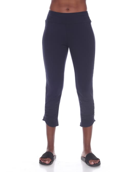 Neon Buddha Scene Stealing Ruched Capri Pants | Neiman Marcus