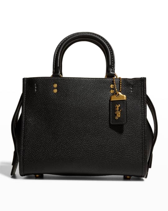 Coach Rogue 25 Pebbled Leather Satchel Bag | Neiman Marcus
