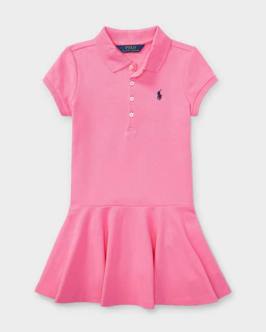 Polo Ralph Lauren Girl's Stretch Cotton Mesh Polo Dress, Size 2-4 ...