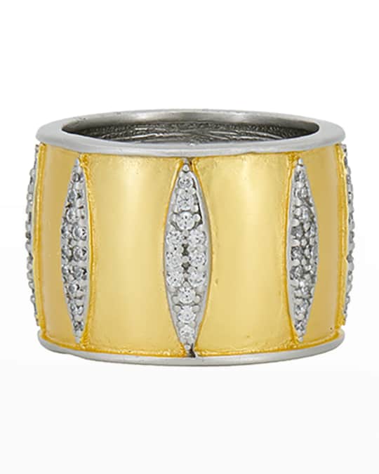 Freida Rothman Wrapped in Petals Cigar Band Ring | Neiman Marcus