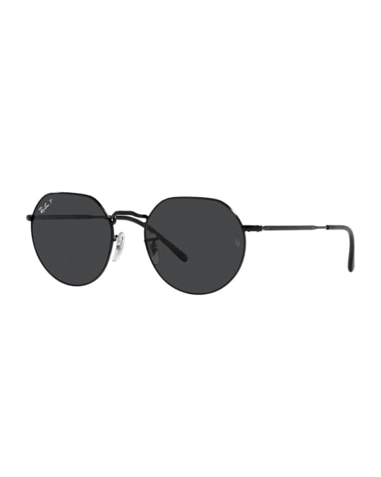 Ray-Ban Men's Polarized Round Metal Sunglasses | Neiman Marcus