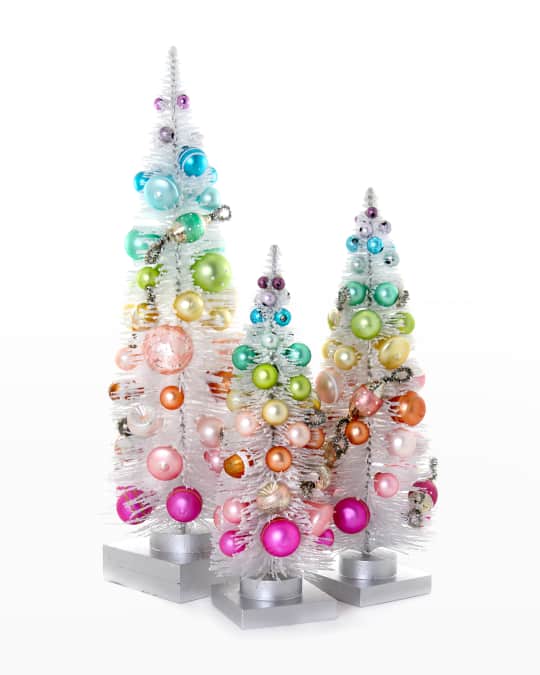 Cody Foster & Co White Rainbow Trees, Set of 3 | Neiman Marcus