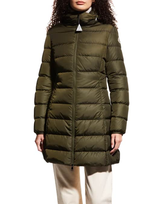Moncler Gie Long Puffer Jacket | Neiman Marcus